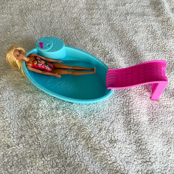 Mattel | Toys | Barbie Doll And Pool Set | Poshmark